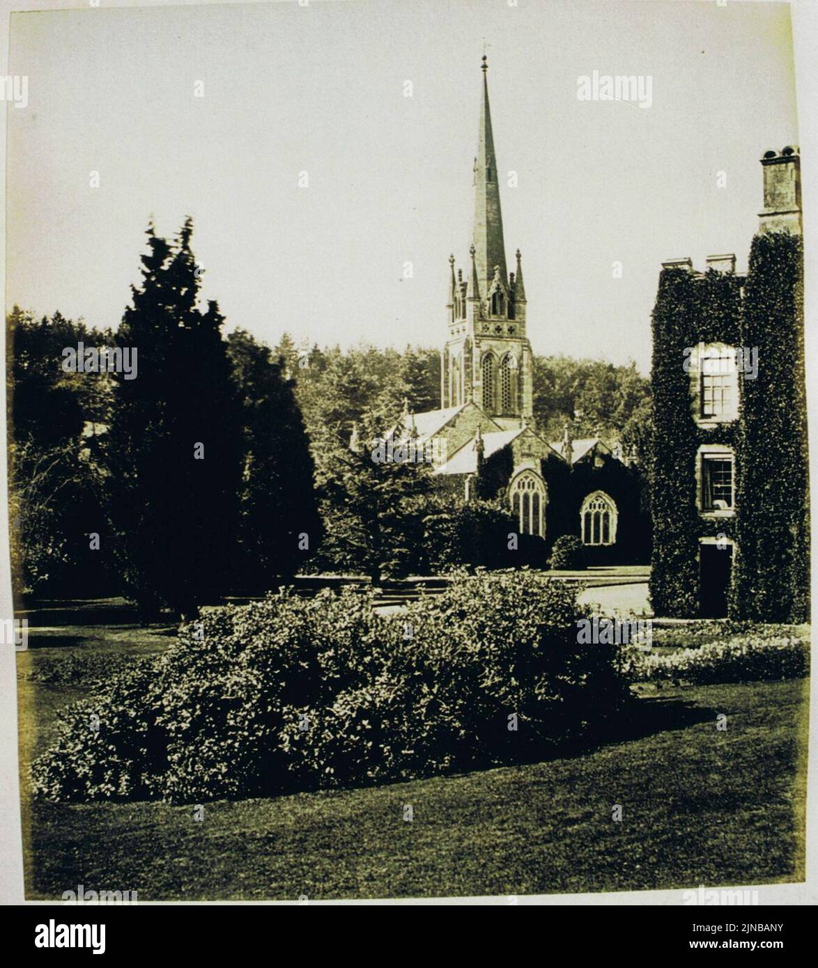 Teffont Manor and church Stock Photo - Alamy