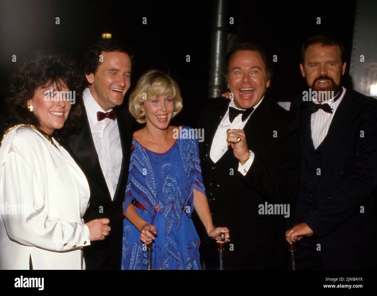 Mary Miller, Roger Miller, Roy Clark, Glen Campbell and Kim Woolen at ...