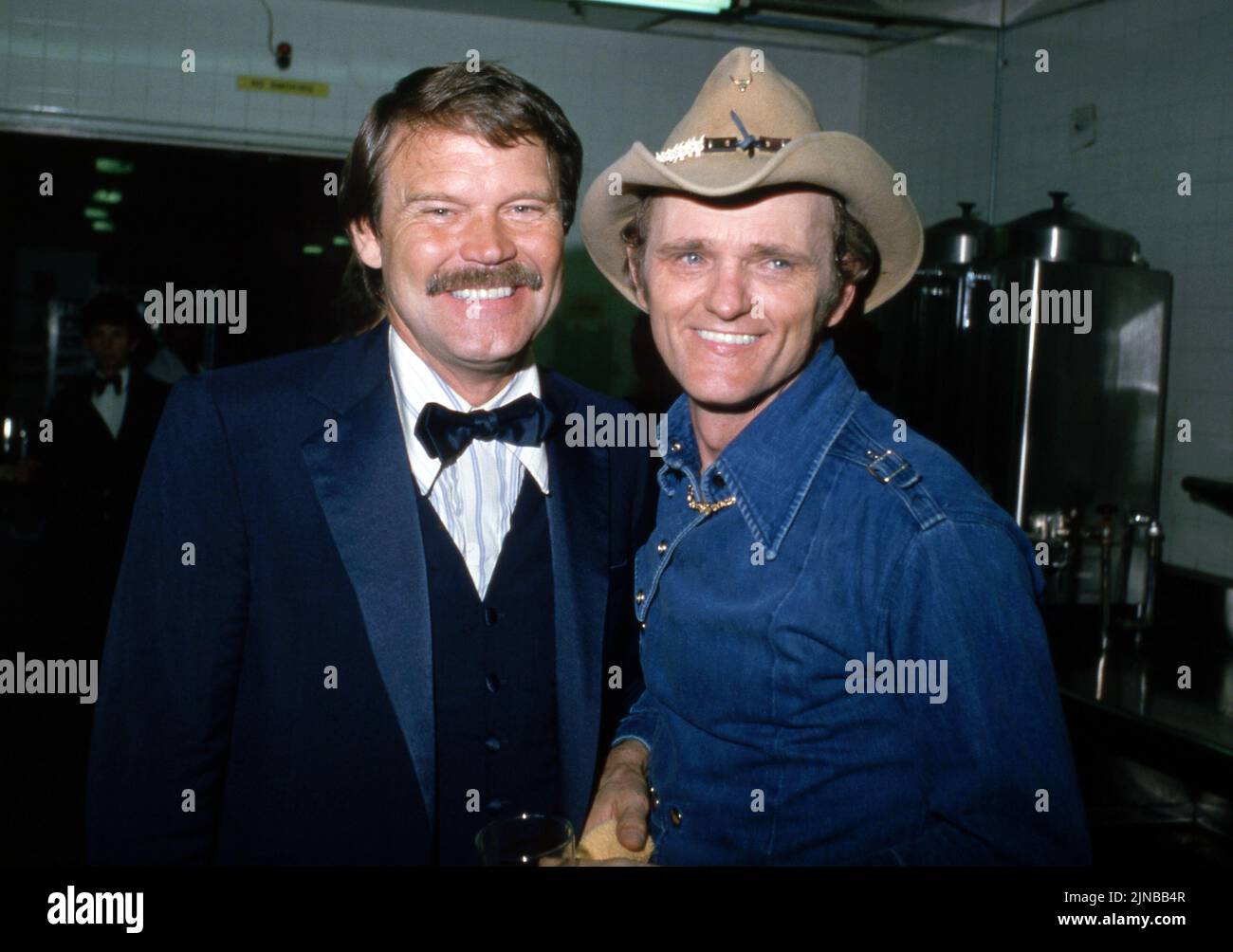 Glen Campbell and Jerry Reed February 23, 1982 Credit: Ralph Dominguez ...