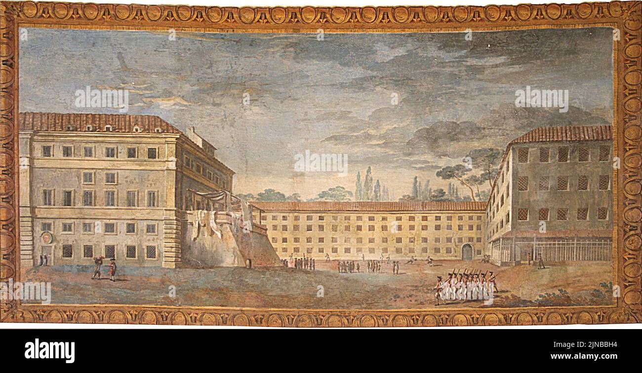 Teinturie - B. Nocchi (1780) - Mus. Gregoriano Etrusco XIX Stock Photo ...