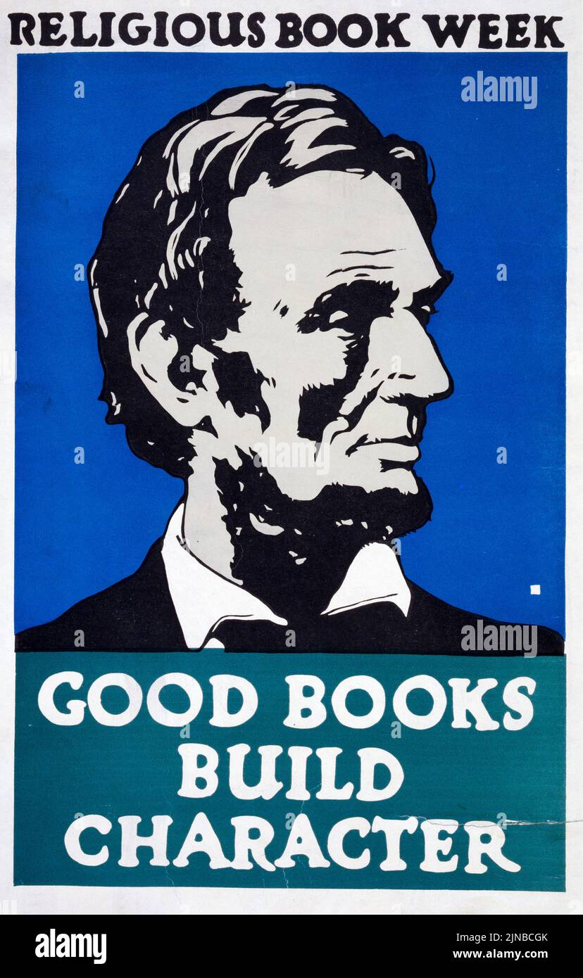 Religious book week. Good books build character (1917) American World ...