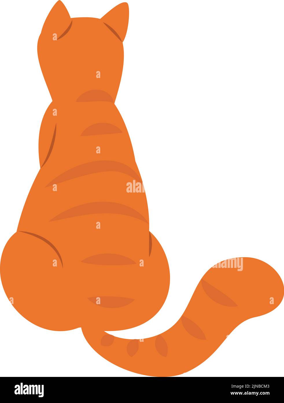 Ginger hair and rear view Stock Vector Images - Alamy