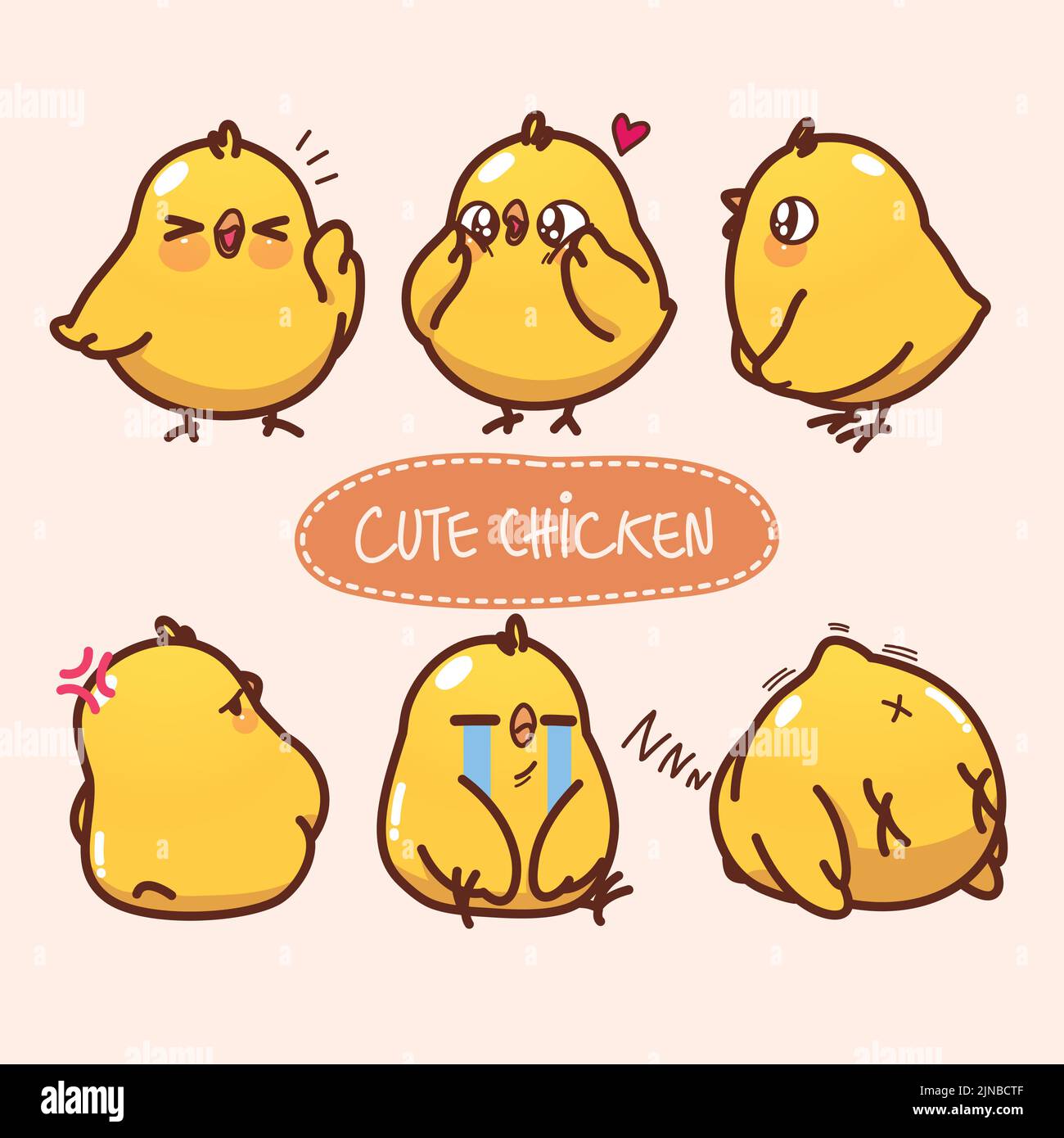 Crying chicken Stock Vector Images - Alamy