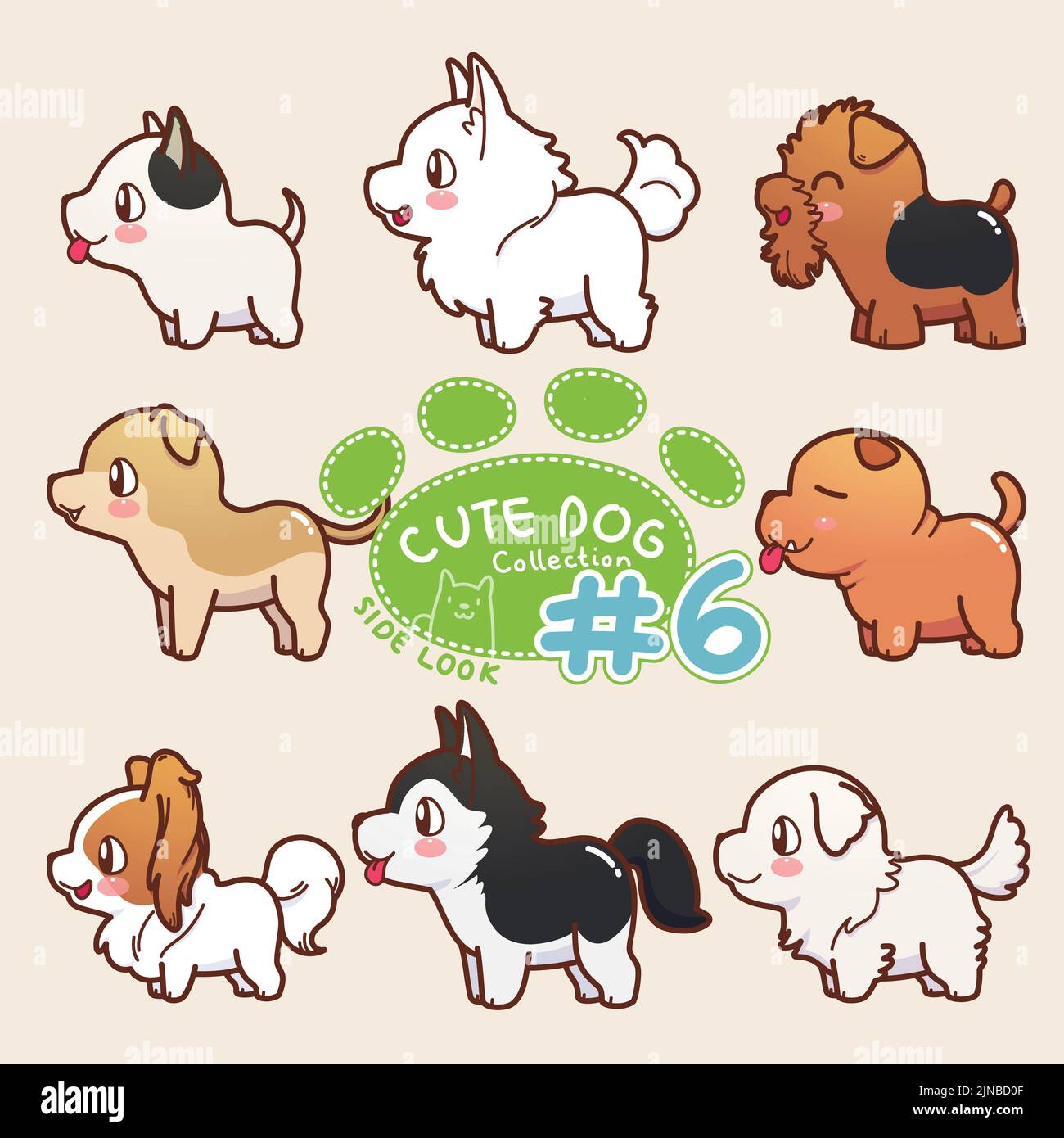 Cachorro kawaii hi-res stock photography and images - Alamy