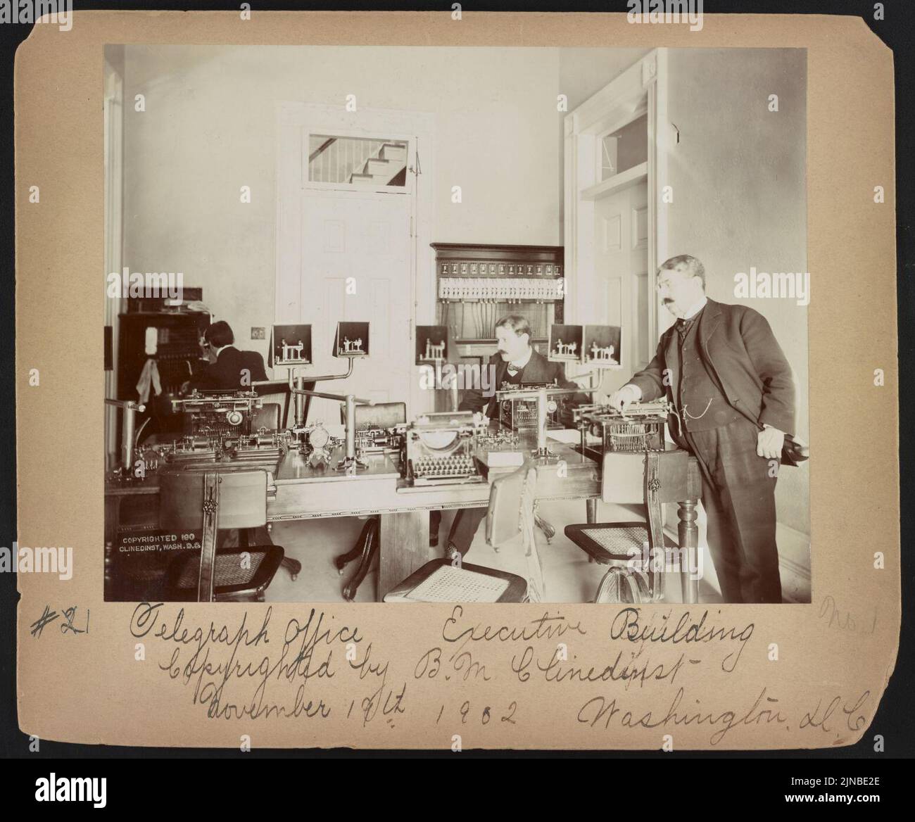 Telegraph Office, Executive Building Stock Photo - Alamy