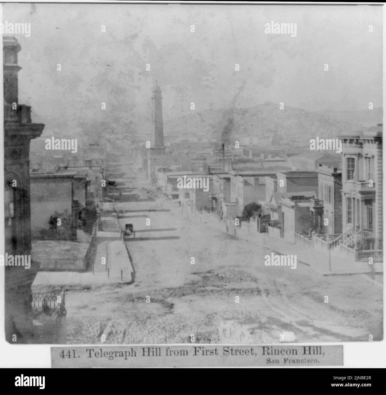 Vintage telegraph hill Black and White Stock Photos & Images - Alamy