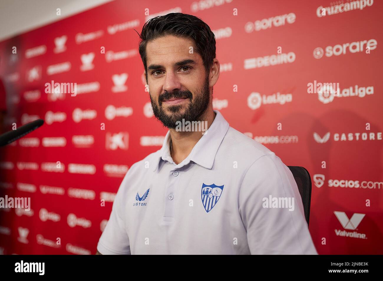Spain Seville, Spain. 11th Aug, 2022. Sevilla FC present the Spanish ...