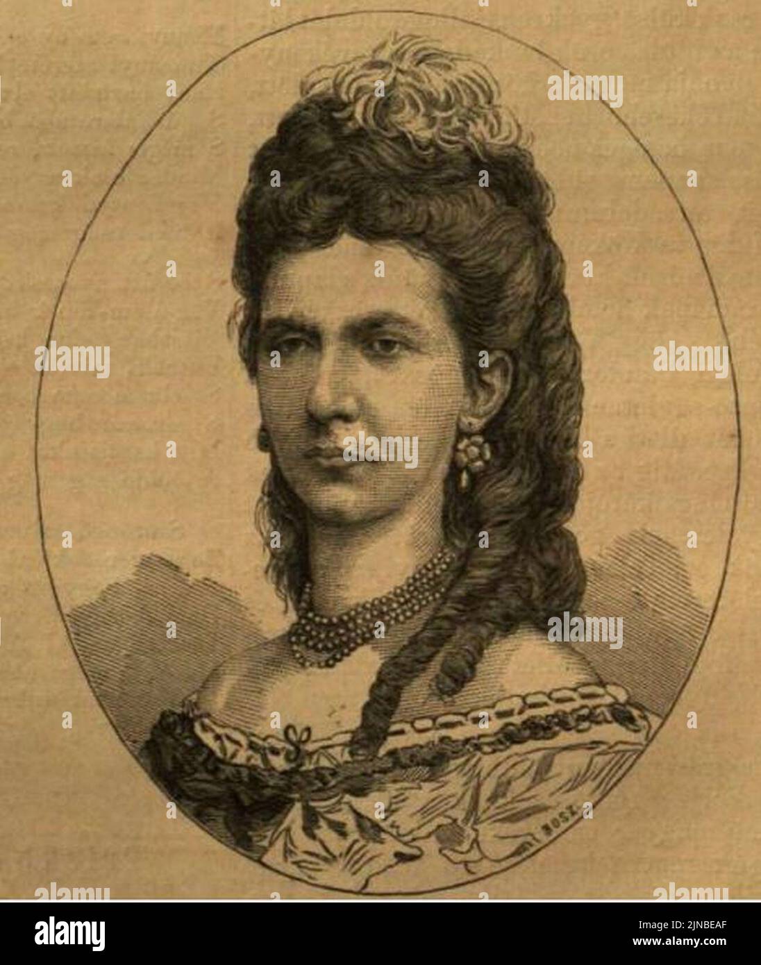 Teleki Sándorné Teleki Jozefin Stock Photo - Alamy