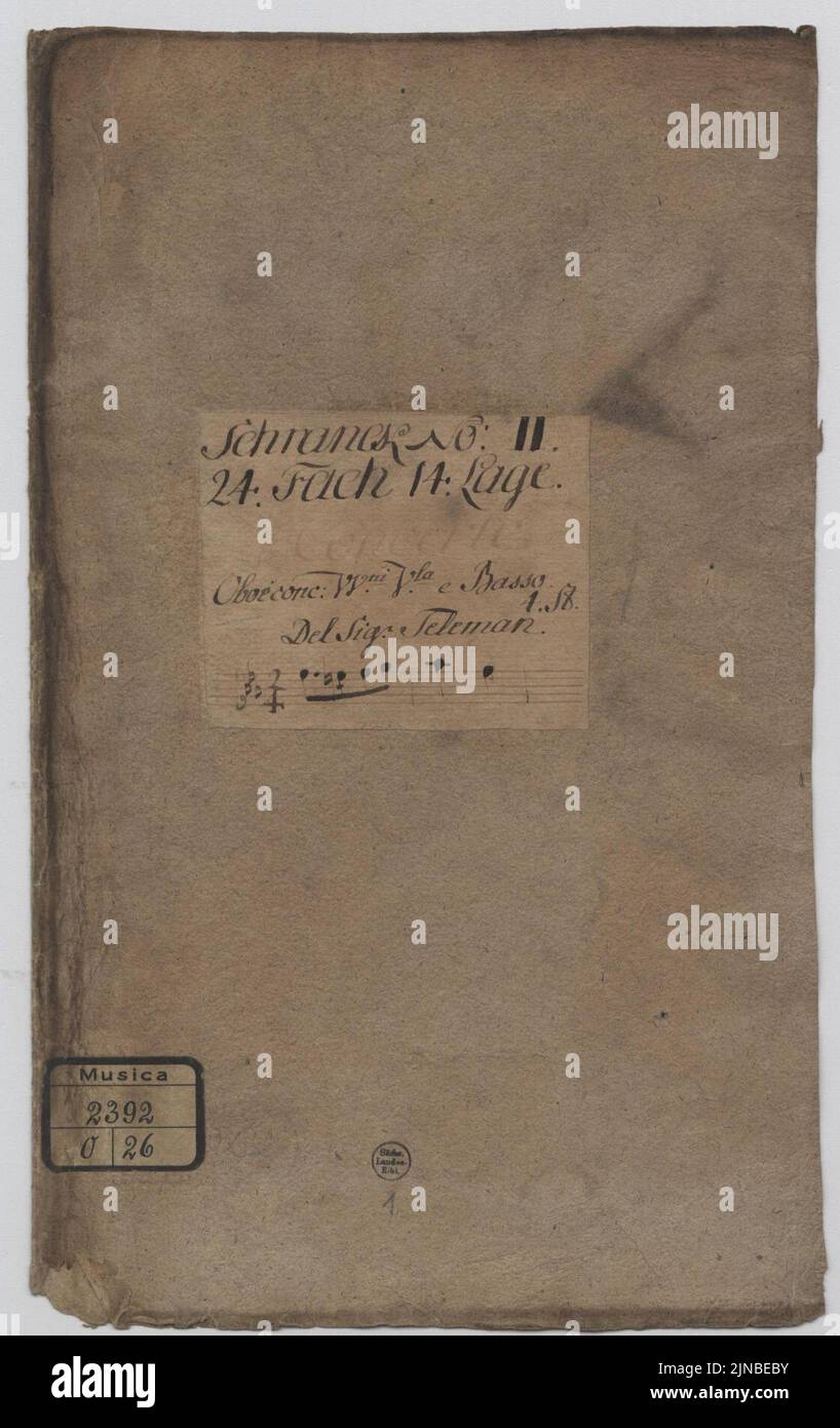 Telemann 24 14 Stock Photo - Alamy