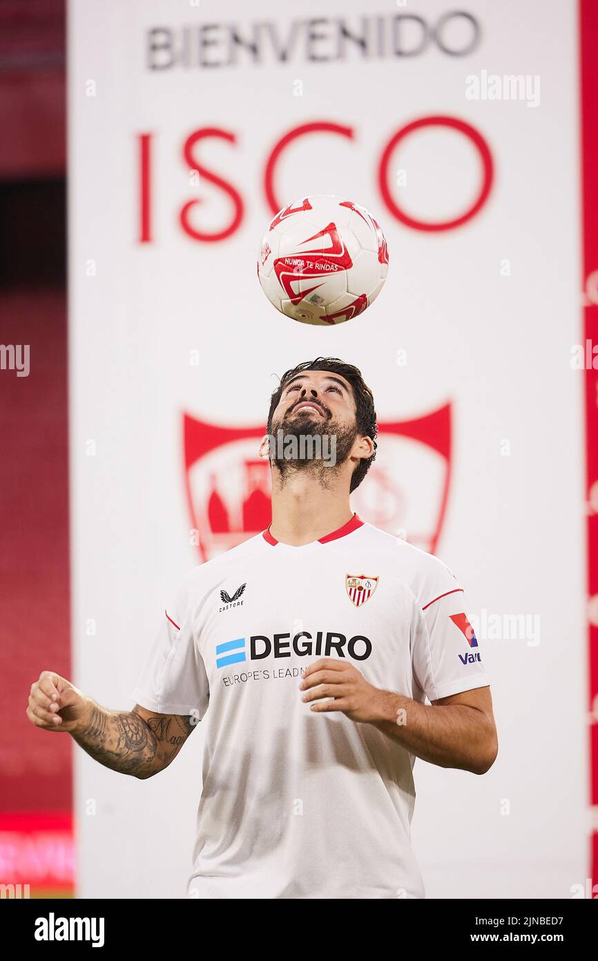 Spain Seville, Spain. 11th Aug, 2022. Sevilla FC present the Spanish ...