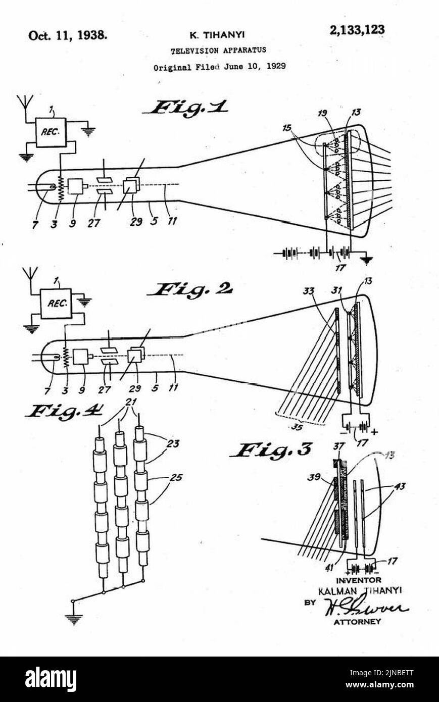 Television apparatus Cut Out Stock Images & Pictures - Alamy