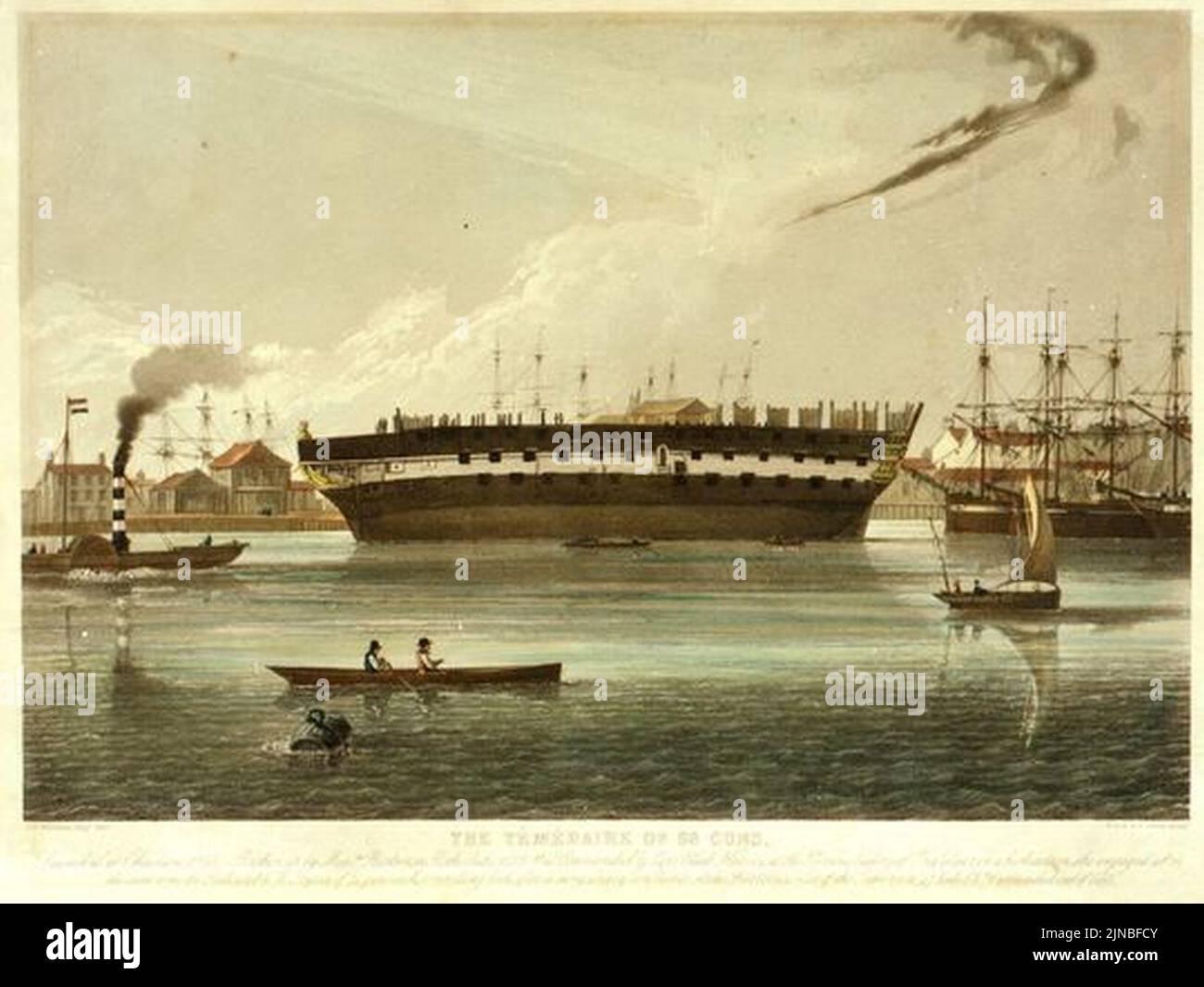 Temeraire at Rotherhithe Stock Photo - Alamy