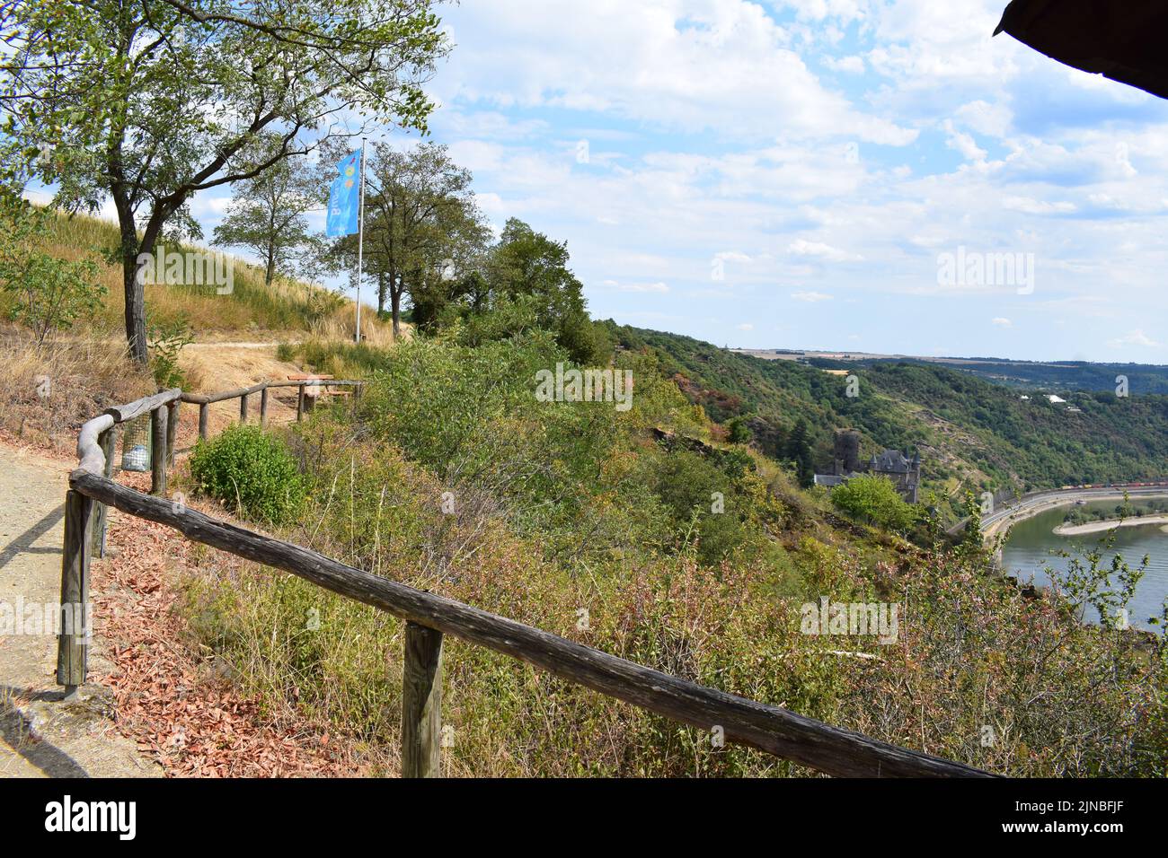 Dreiburgen blick path with a view Stock Photo - Alamy