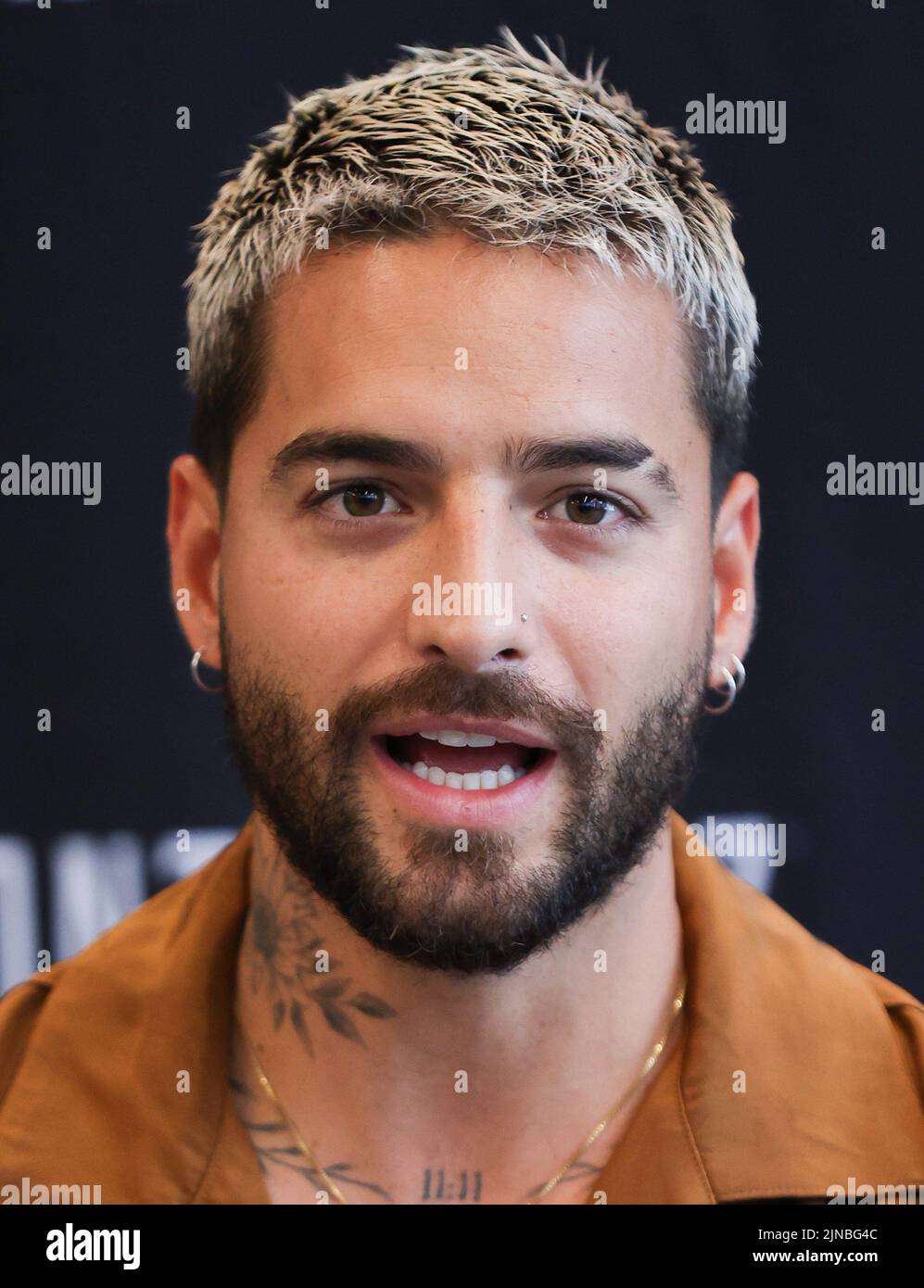 New York, NY, USA. 10th Aug, 2022. Maluma at a public appearance for ...