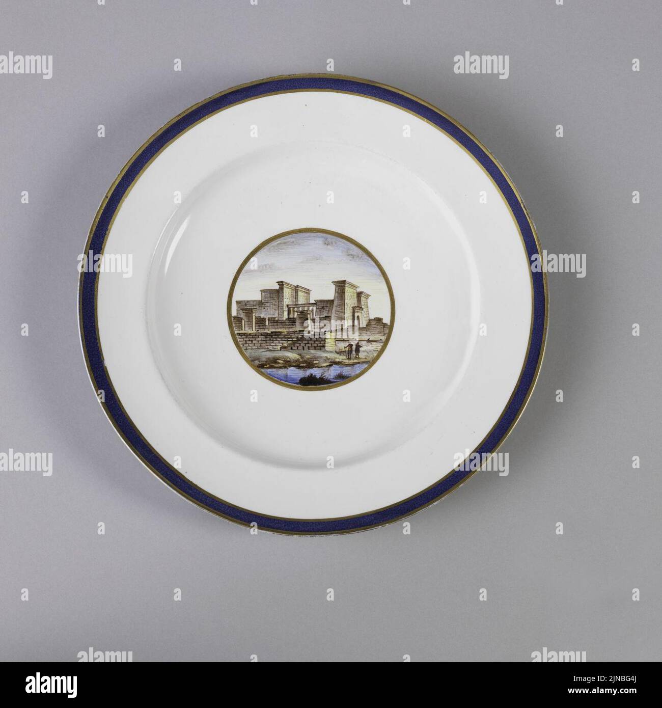 Tempio dell'Isola di File Plate, ca. 1780 Stock Photo - Alamy