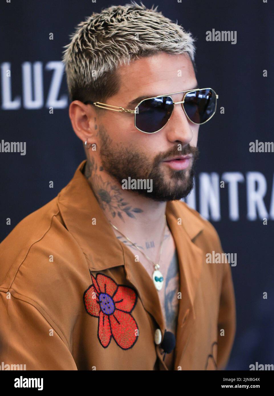 New York, NY, USA. 10th Aug, 2022. Maluma at a public appearance for ...