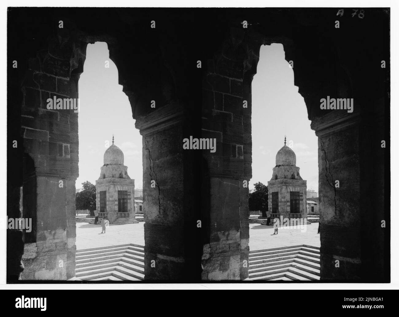 Temple area, Mosque of Omar (i.e., Dome of the Rock), etc. Fount of ...
