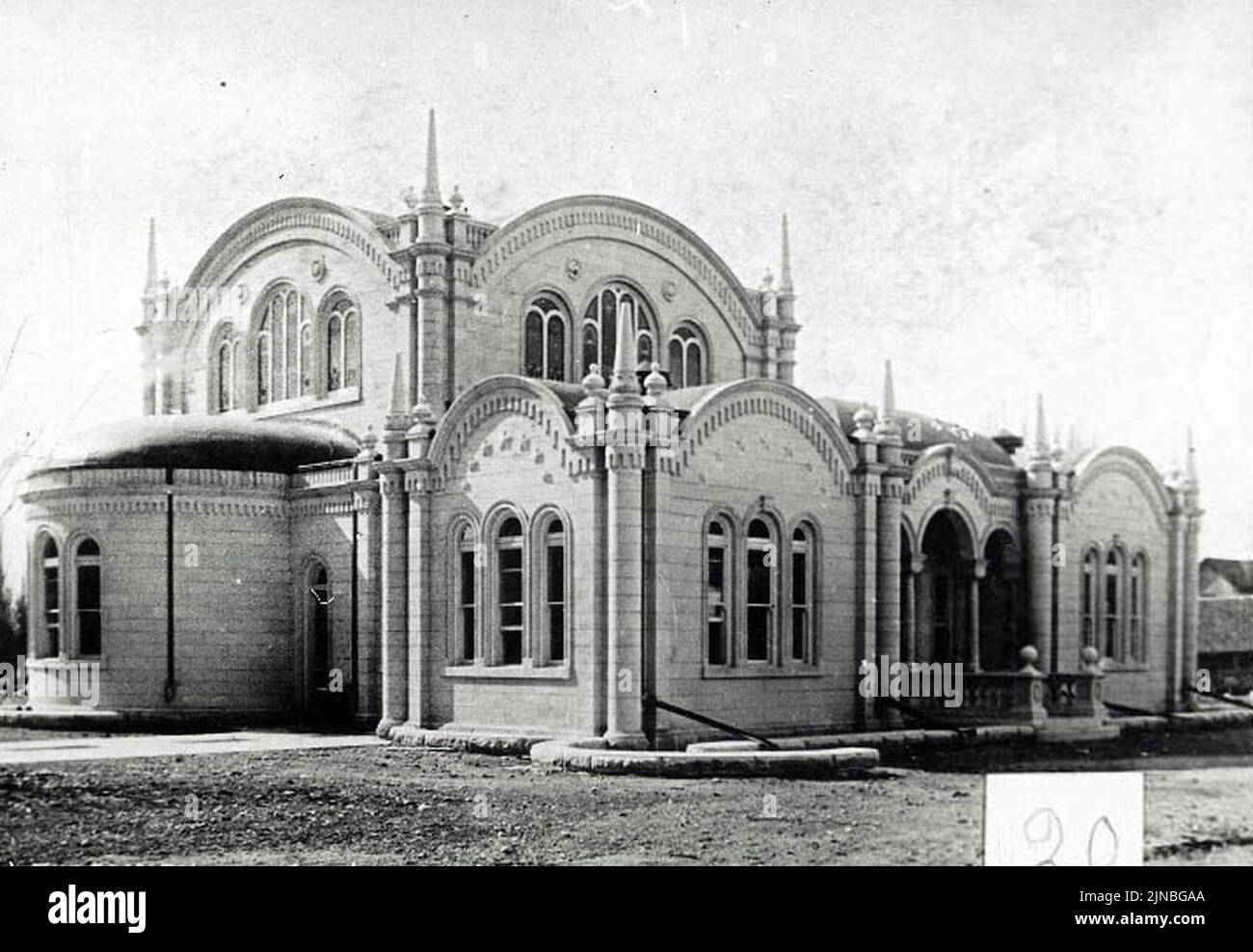 Temple annex 1890 Stock Photo - Alamy