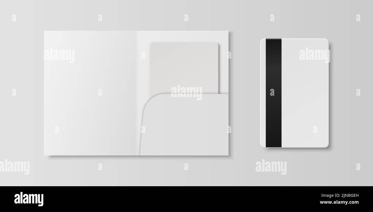 Vector 3d Realistic White Guest Room, Plastic Hotel Apartment Keycard ...