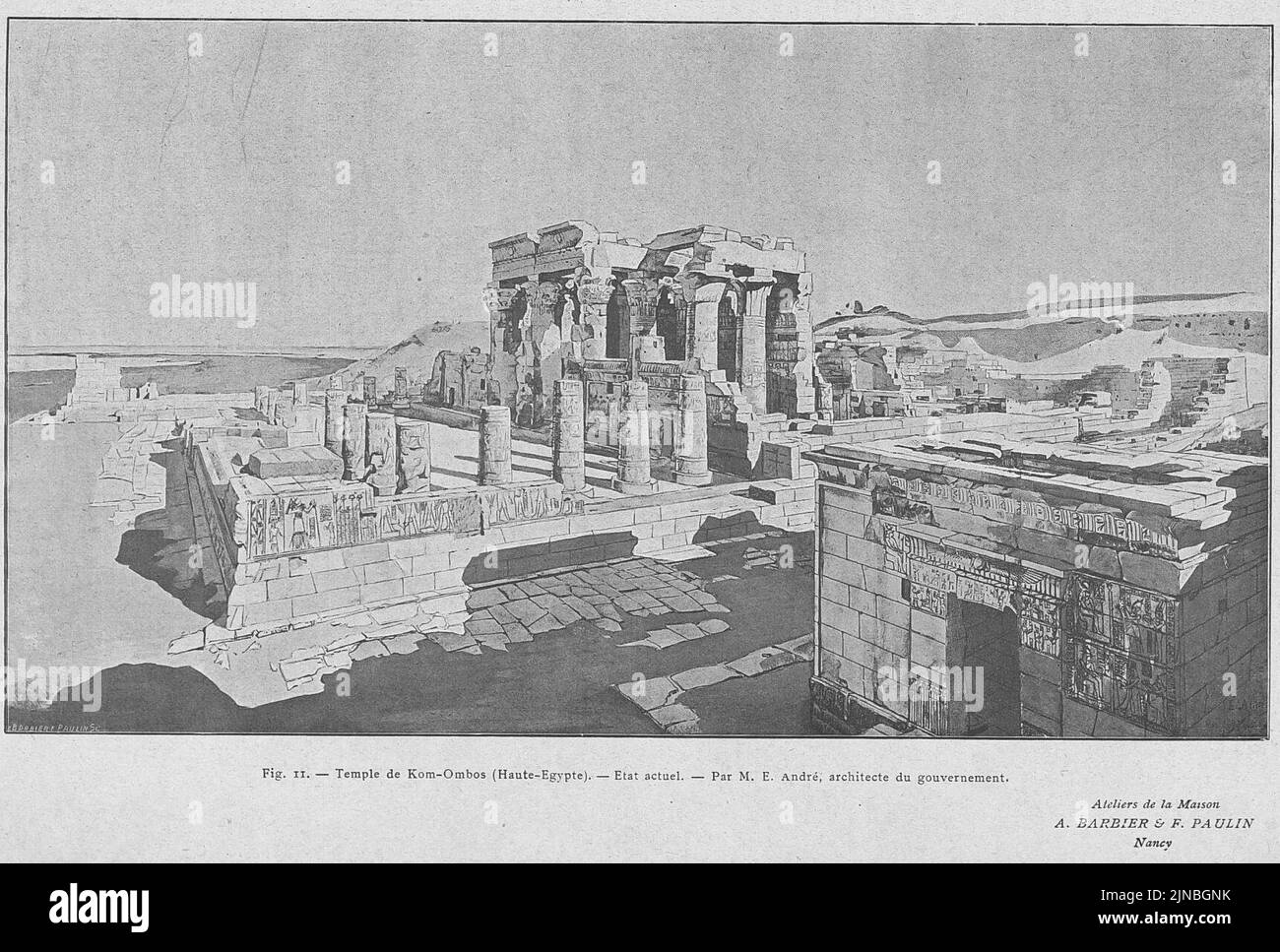 Temple de Kom-Ombos 755 814 Stock Photo - Alamy