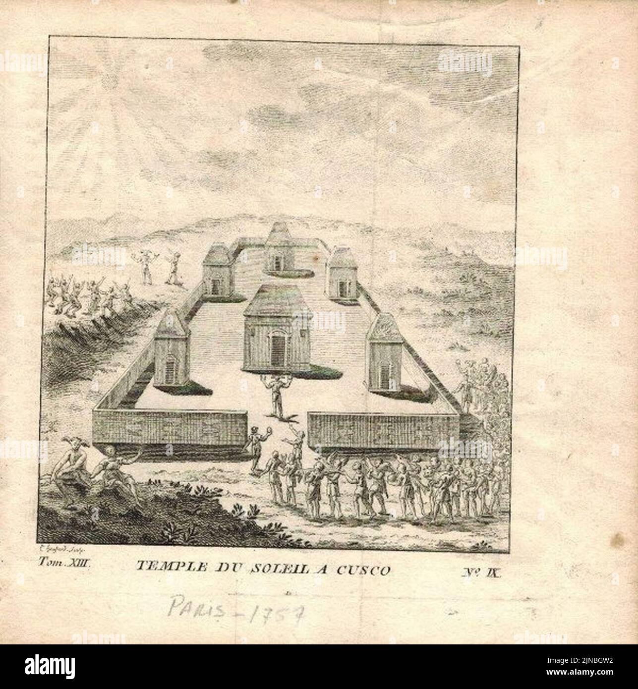 Temple du Soleil (Qurikancha) a Cusco (Peru) 1757 Stock Photo - Alamy