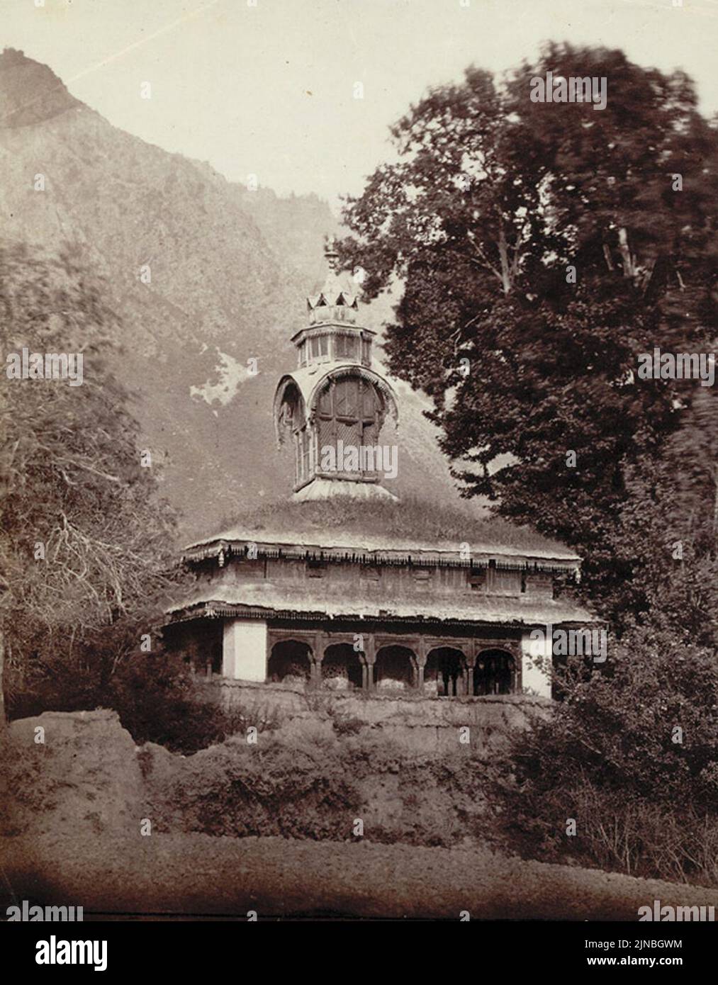 Temple in Chumba Stock Photo - Alamy