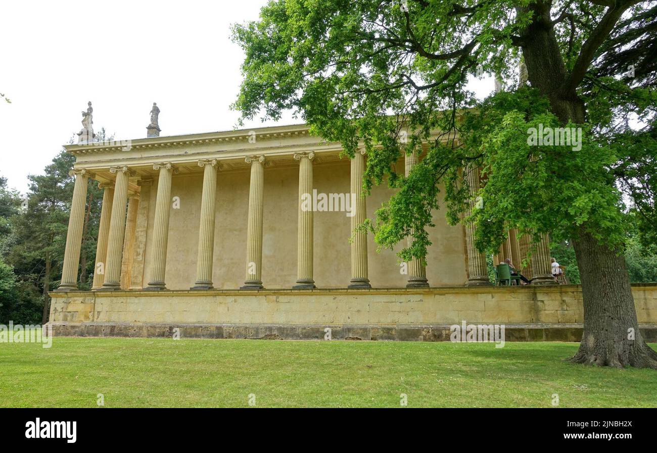 Temple of Concord and Victory, Stowe - Buckinghamshire, England Stock ...