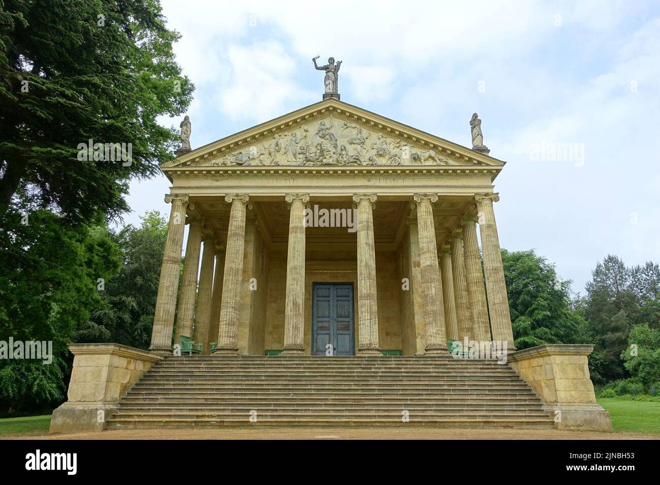Temple of Concord and Victory, Stowe - Buckinghamshire, England Stock ...