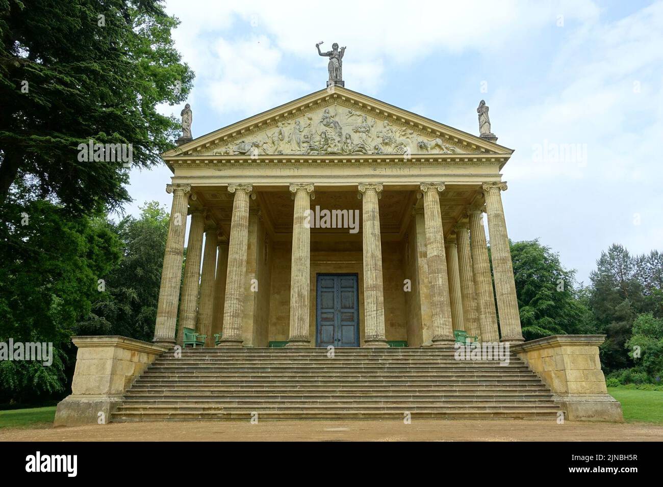 Temple of Concord and Victory, Stowe - Buckinghamshire, England Stock ...