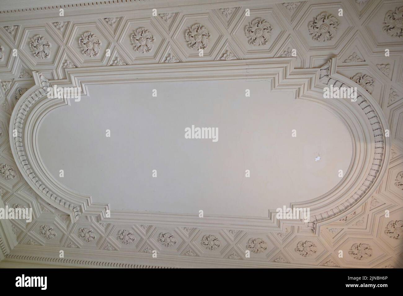 Temple of Concord and Victory, Stowe, interior view - Buckinghamshire ...