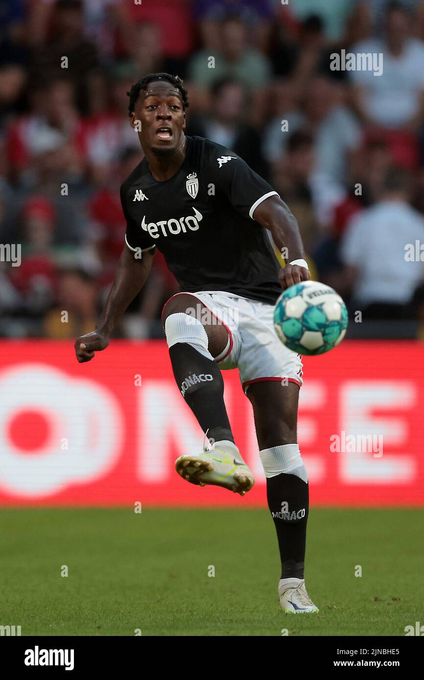 EINDHOVEN - Axel Disasi of AS Monaco during the UEFA Champions League ...