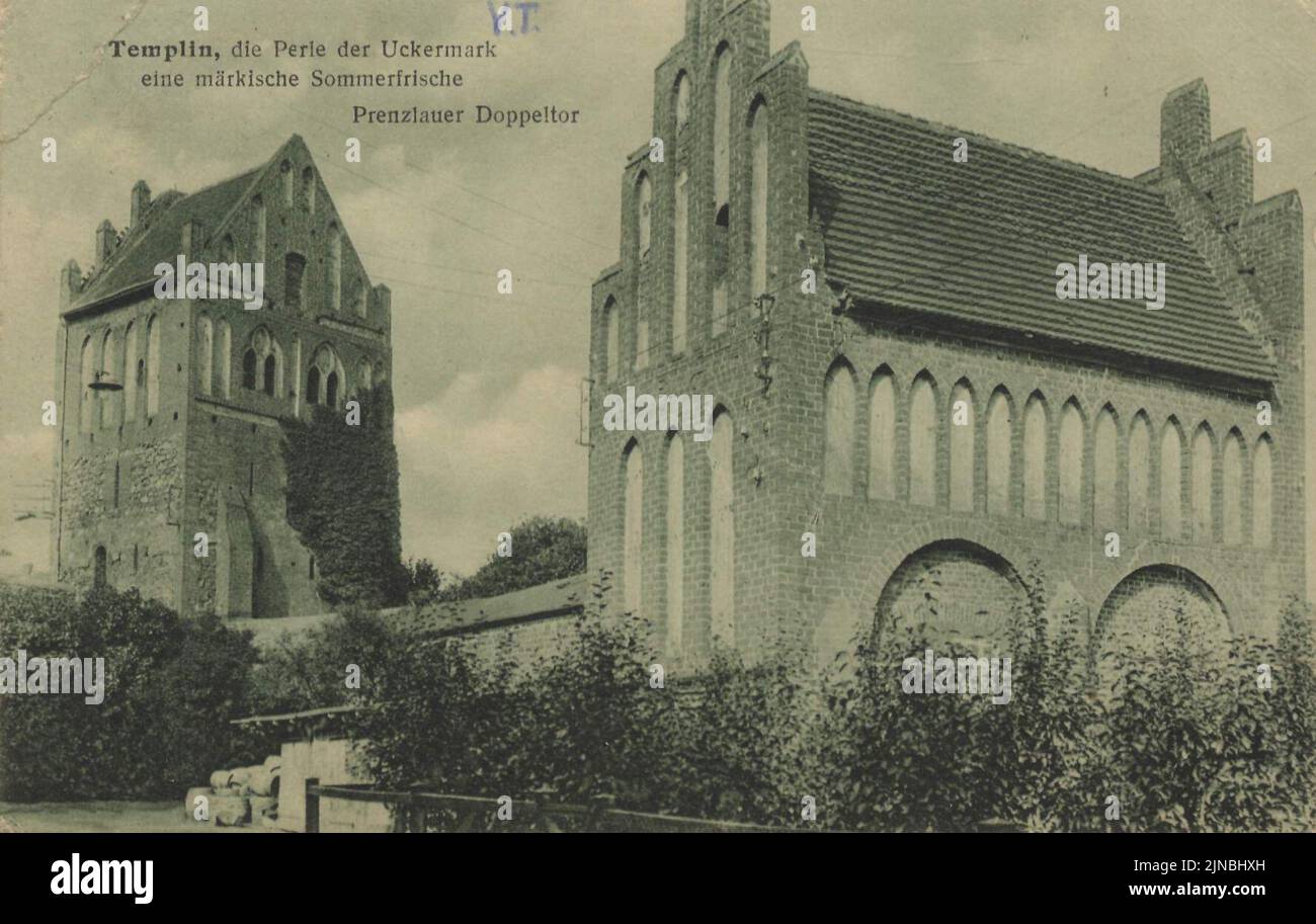 Templin, Brandenburg - Prenzlauer Tor (2 Stock Photo - Alamy