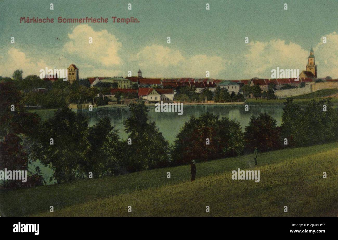 Templin, Brandenburg - Stadtansicht (2 Stock Photo - Alamy