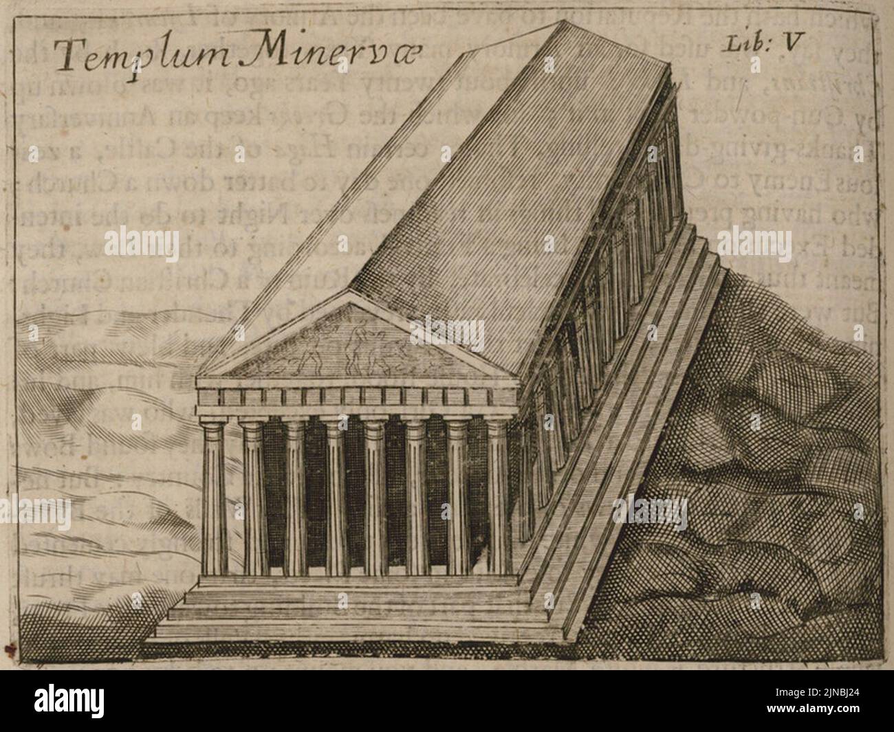 Templum minervae hi-res stock photography and images - Alamy