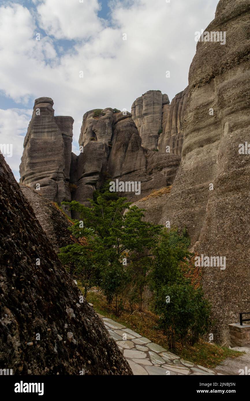 Meteors - a massif of sandstone and conglomerate rocks in central ...