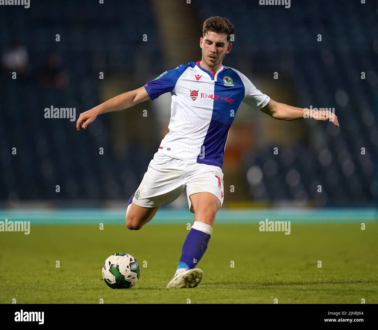 Blackburn Rovers' Joseph Rankin-Costello during the Carabao Cup, first ...