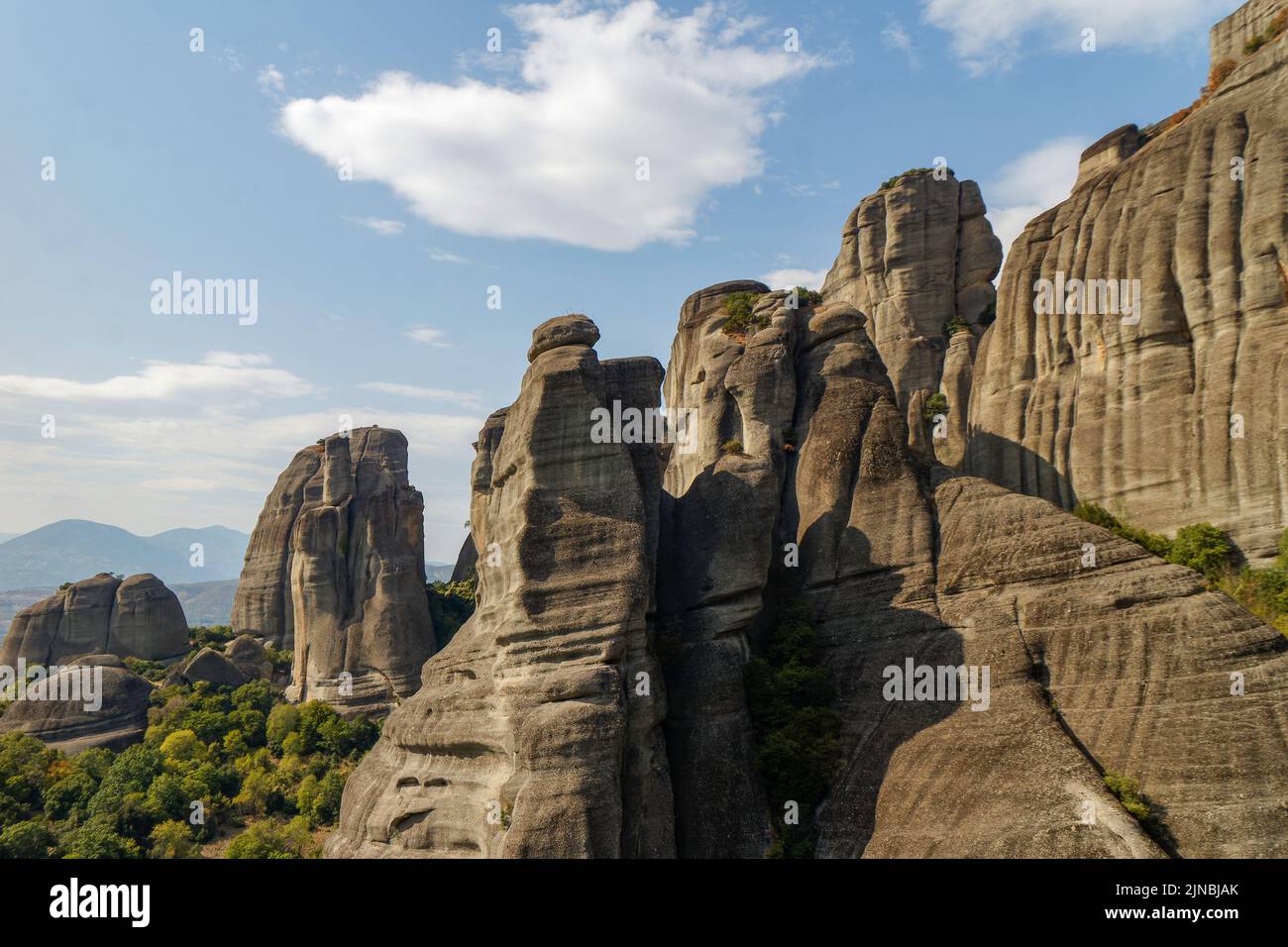 Meteors - a massif of sandstone and conglomerate rocks in central ...