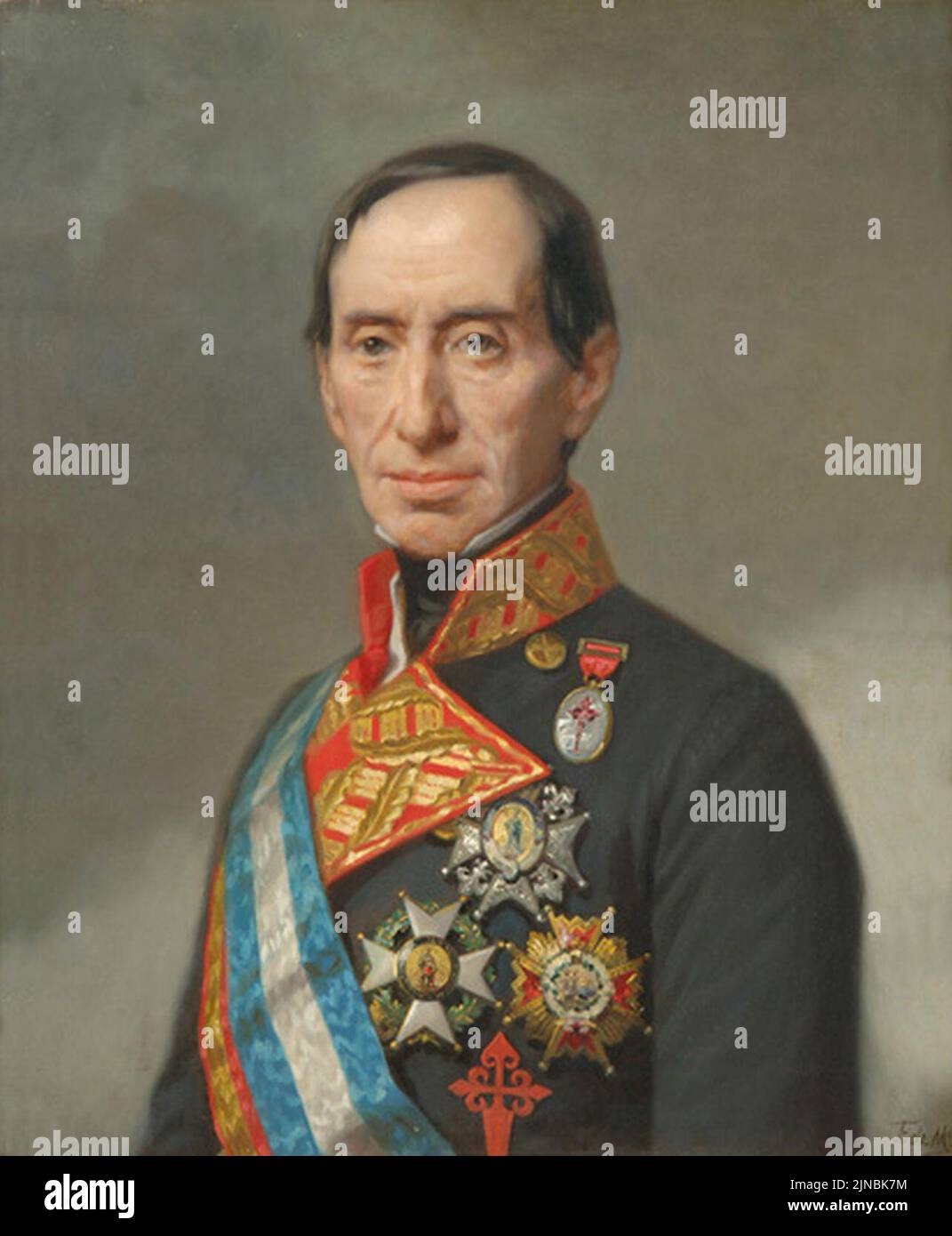 Teniente General Jose Manuel de Goyeneche Stock Photo - Alamy