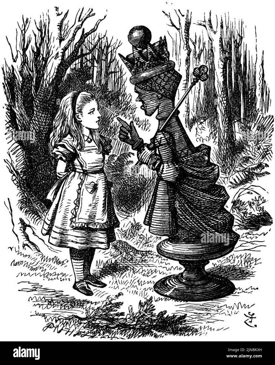 Queen alice tenniel hi-res stock photography and images - Alamy