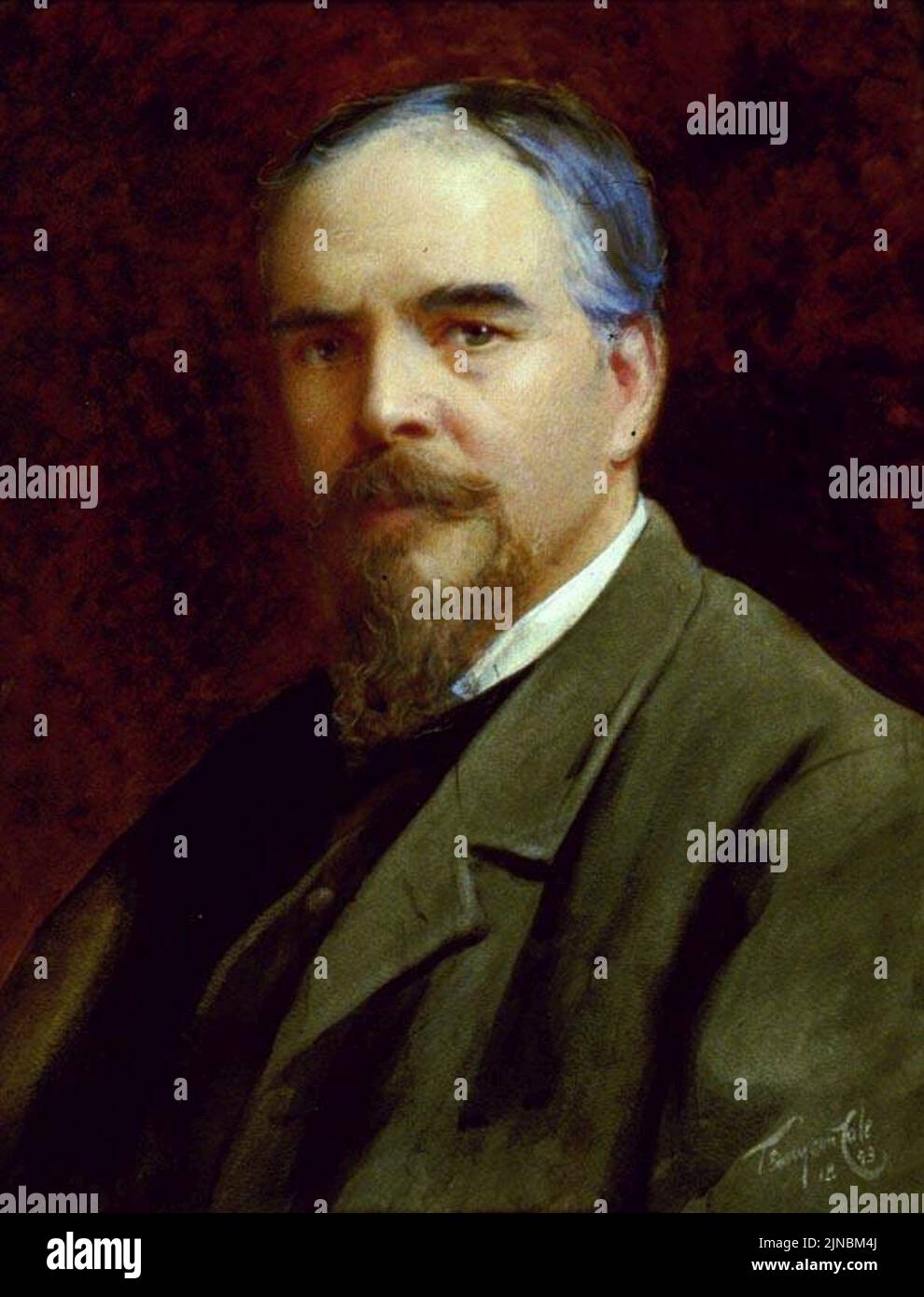 Tennyson Cole - Portrait of the Right Honourable John Ballance Stock ...