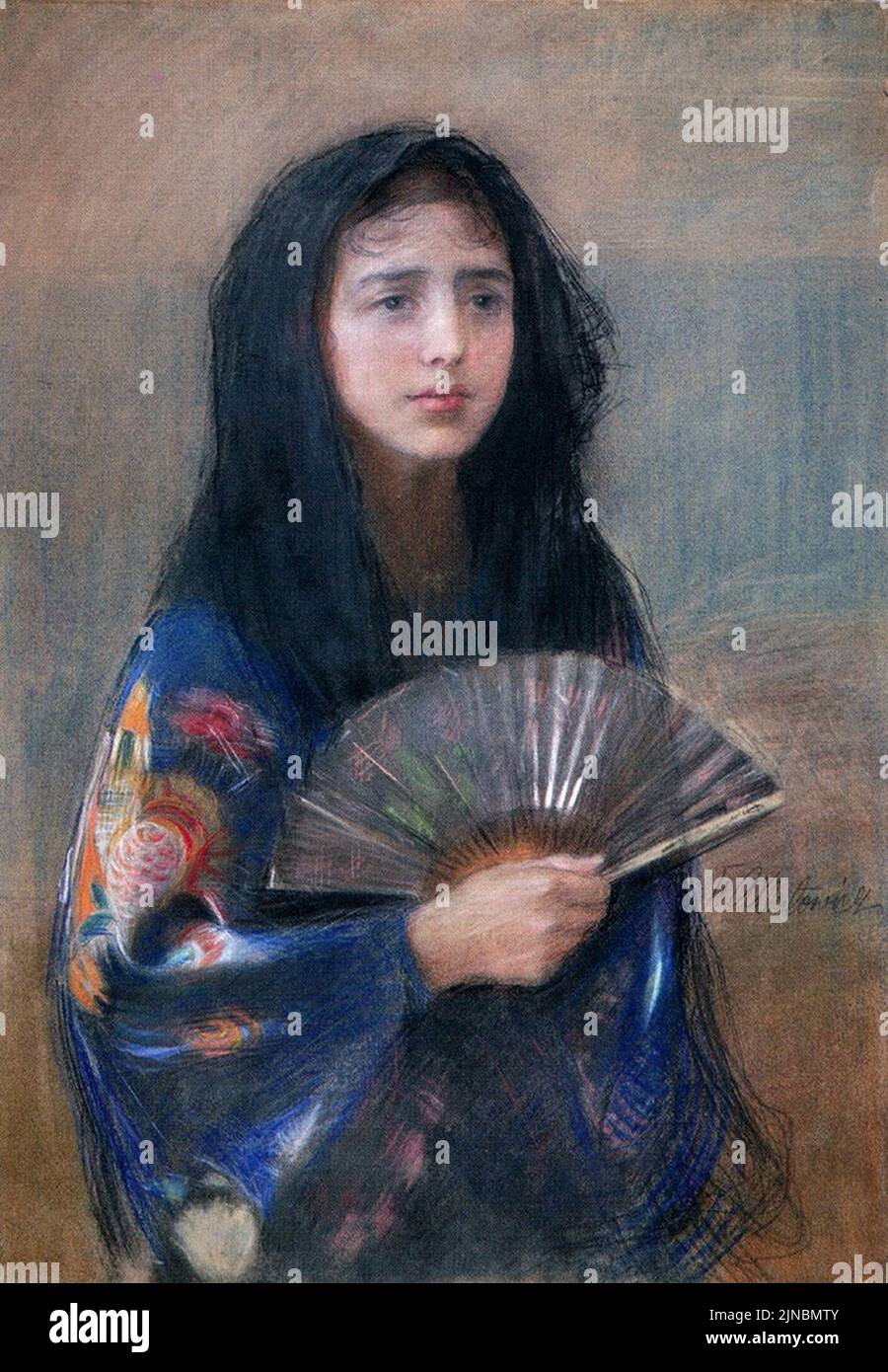 Teodor Axentowicz - Portret Aty Zakrzewskiej Stock Photo - Alamy