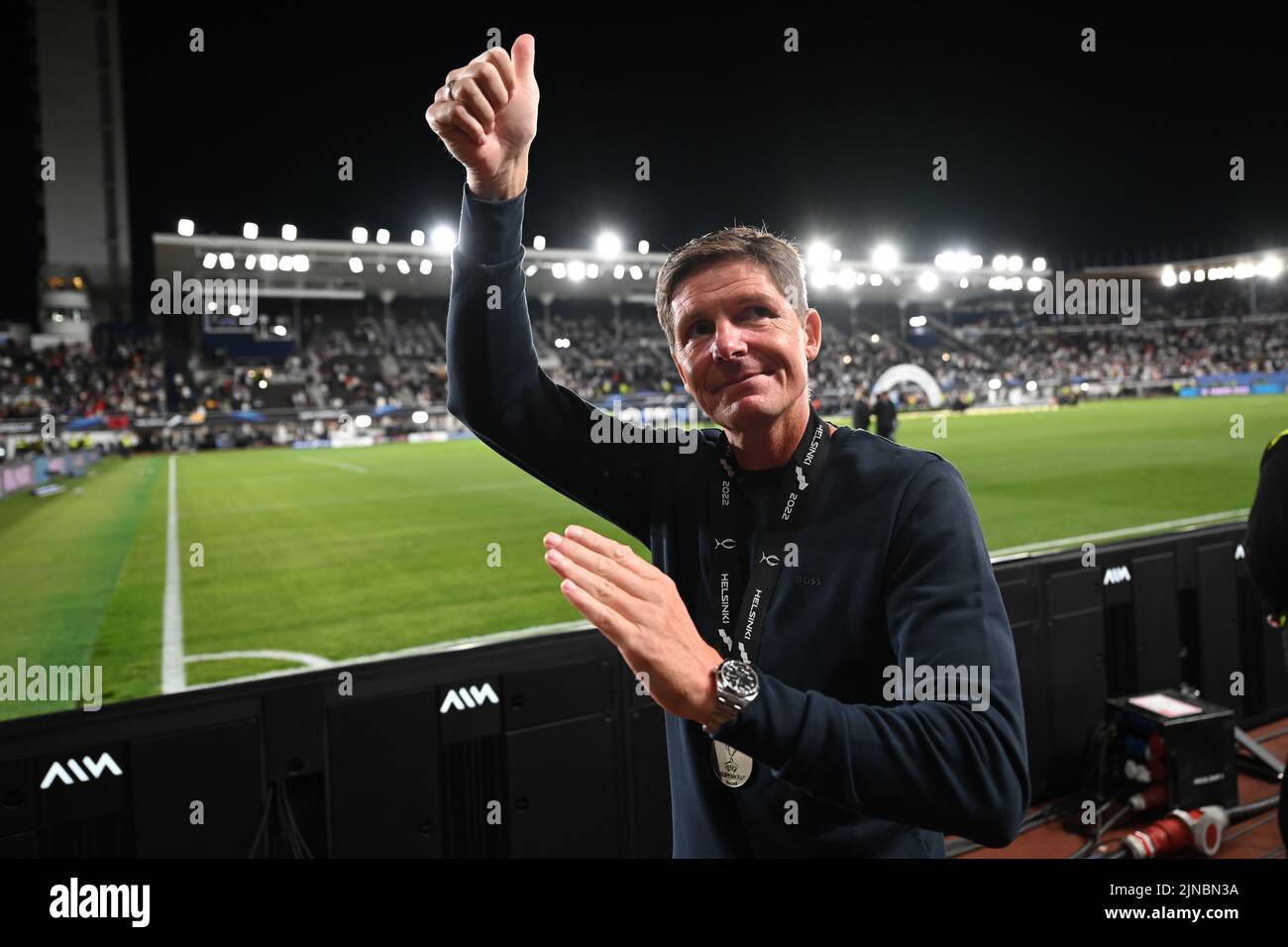 Helsinki, Finland. 10th Aug, 2022. Soccer: UEFA Super Cup, Real Madrid ...