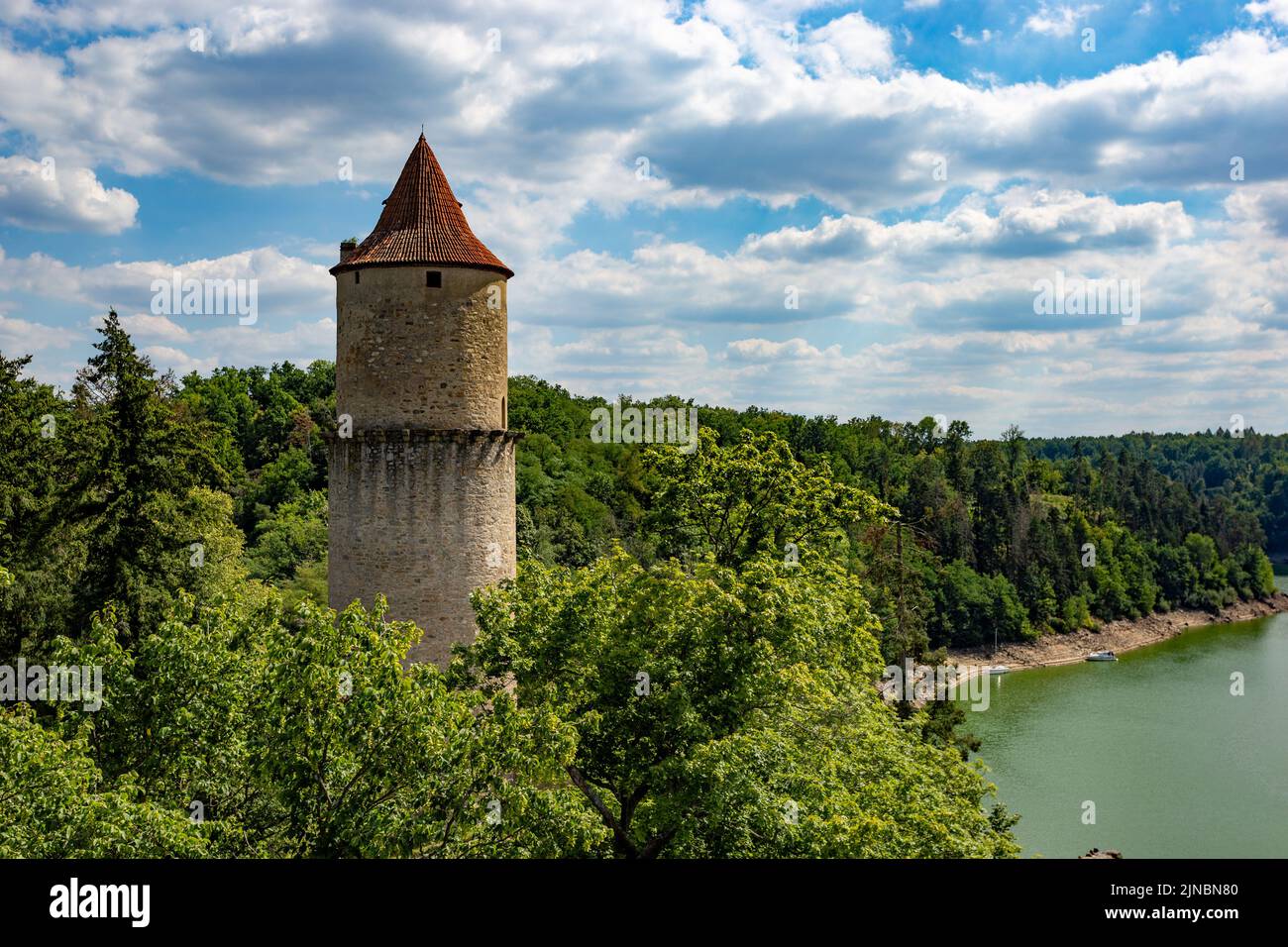 Zvikov Castle. South Bohemian region. Czechia Stock Photo - Alamy