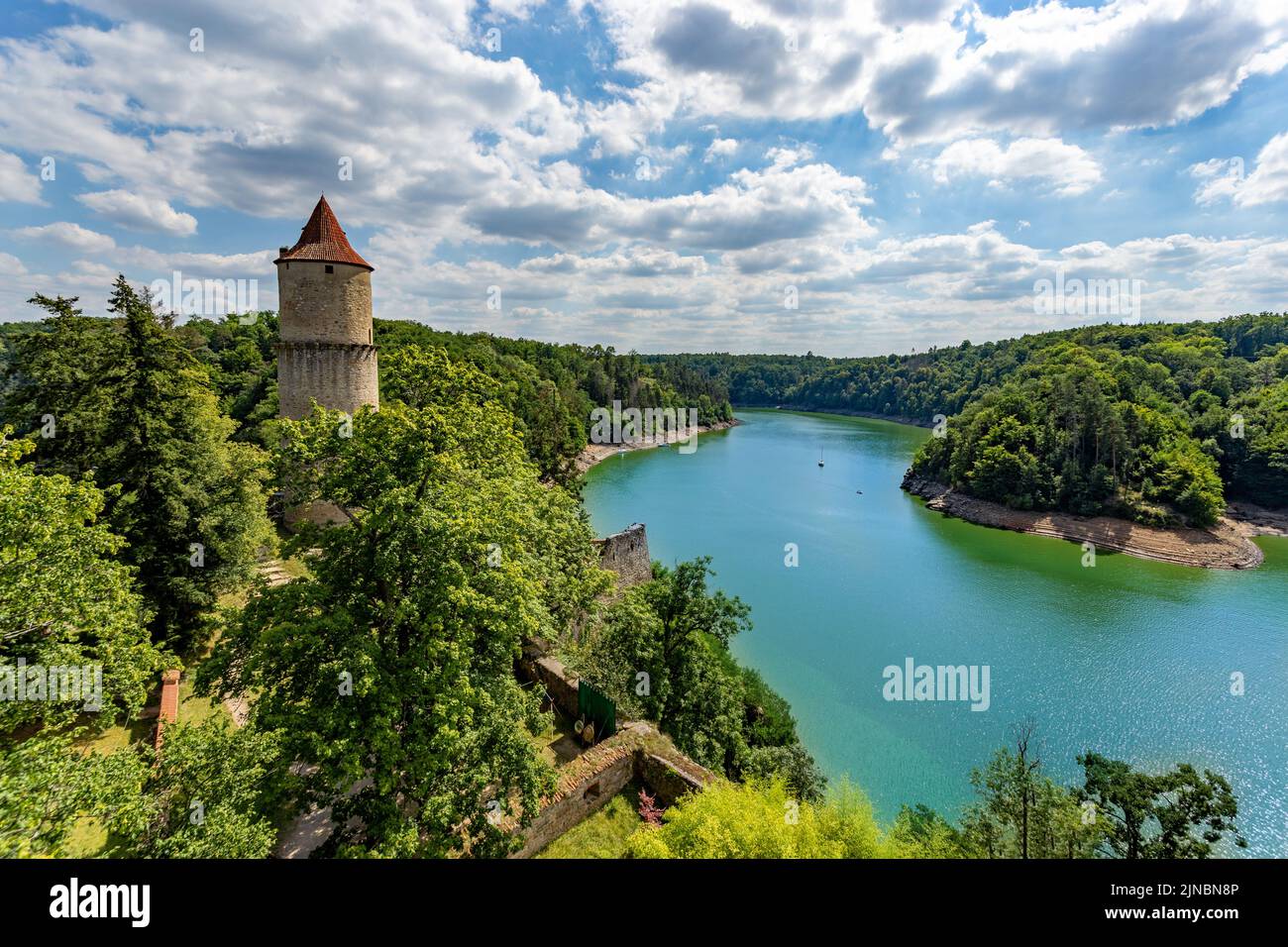 Zvikov Castle. South Bohemian region. Czechia Stock Photo - Alamy