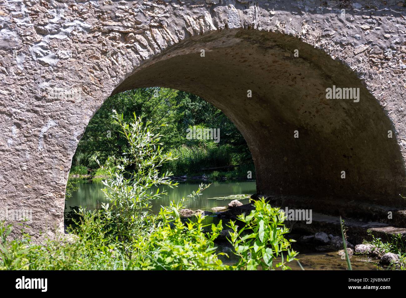 River Indre in Courçay, Centre-Val de Loire, France Stock Photo - Alamy