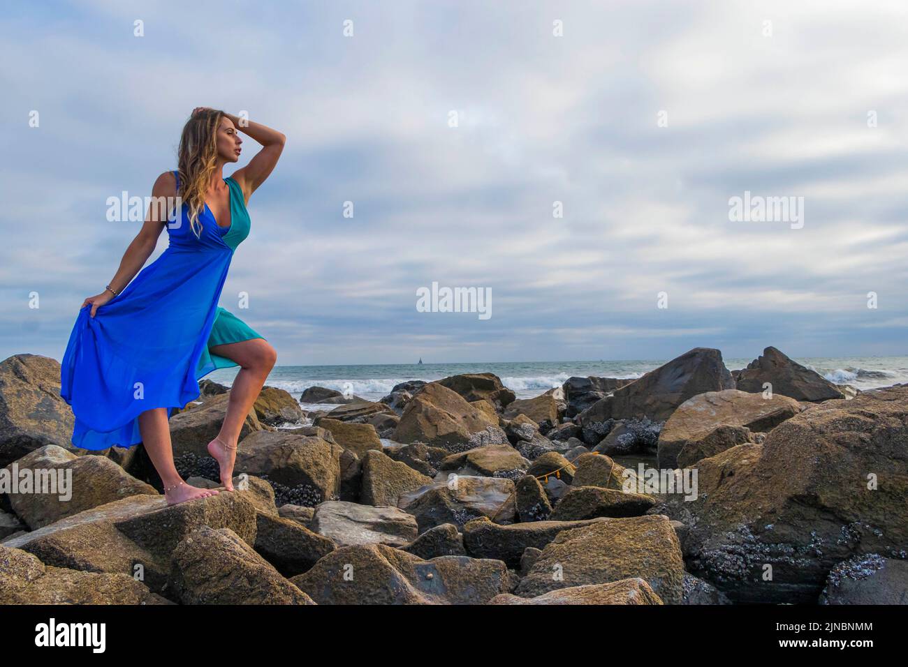 San Diego, California, USA. 6th July, 2019. A beautiful brunette ...