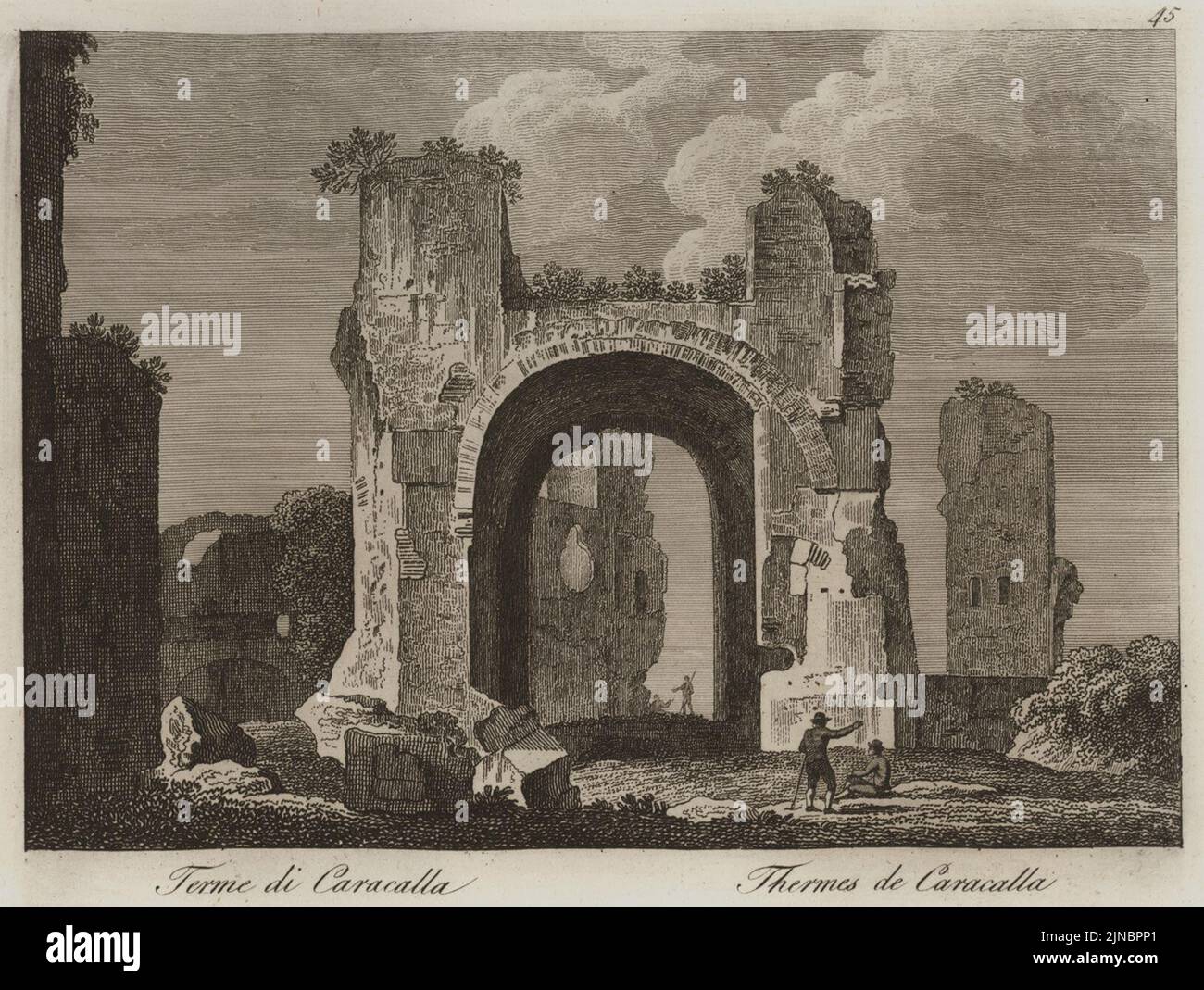 Terme di Caracalla - Li Monumenti Piú Celebri Di Roma Antica E Moderna ...