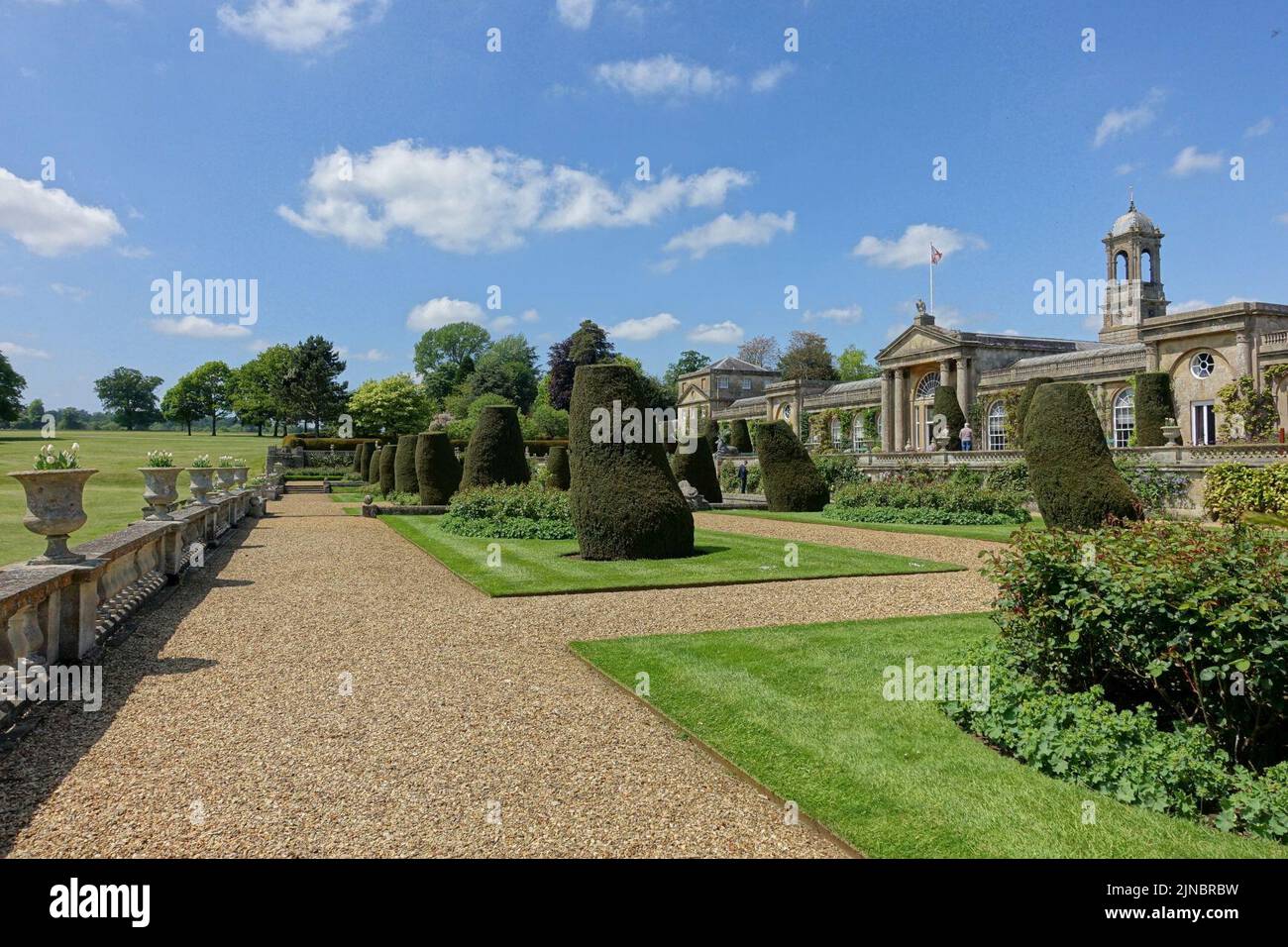 Terrace Gardens - Bowood House - Wiltshire, England Stock Photo - Alamy