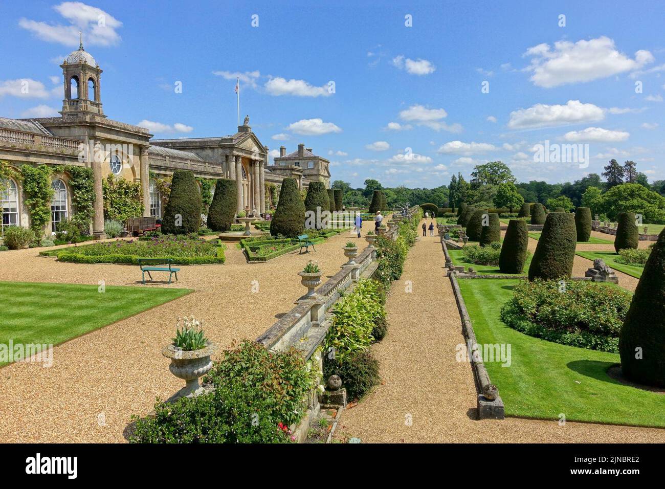 Terrace Gardens - Bowood House - Wiltshire, England Stock Photo - Alamy
