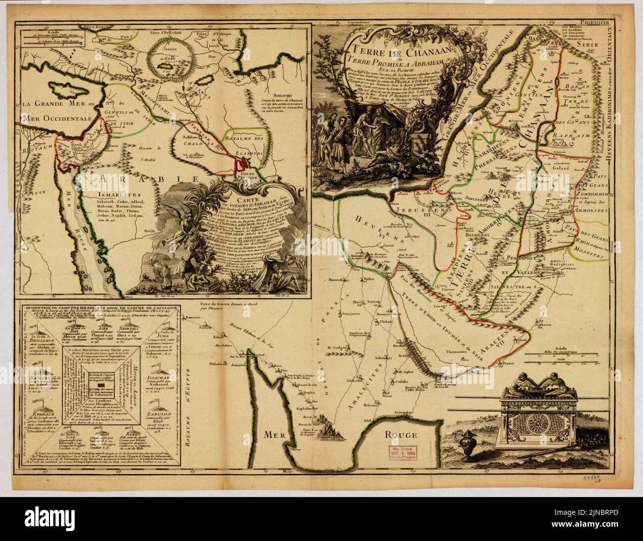 Terre de Chanaan ou Terre Promise a Abraham, et a sa Posterite de G ...